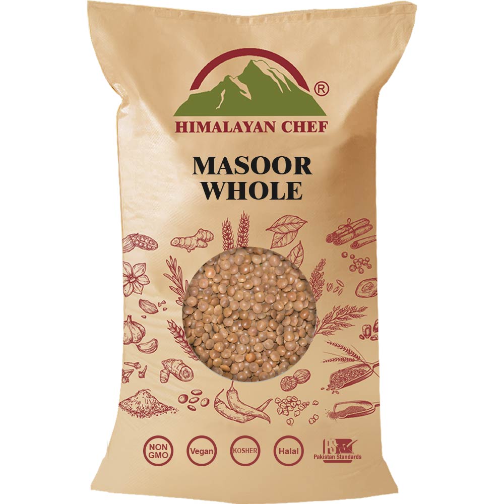 Masoor Whole (Sabat Masar) - 50 lbs (22700g) | Himalayan Chef ...