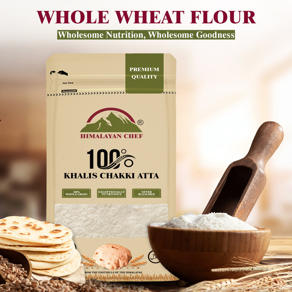 Buy Wheat Flour (Chakki Atta) at Best Prices in Pakistan – HIMALAYAN ...