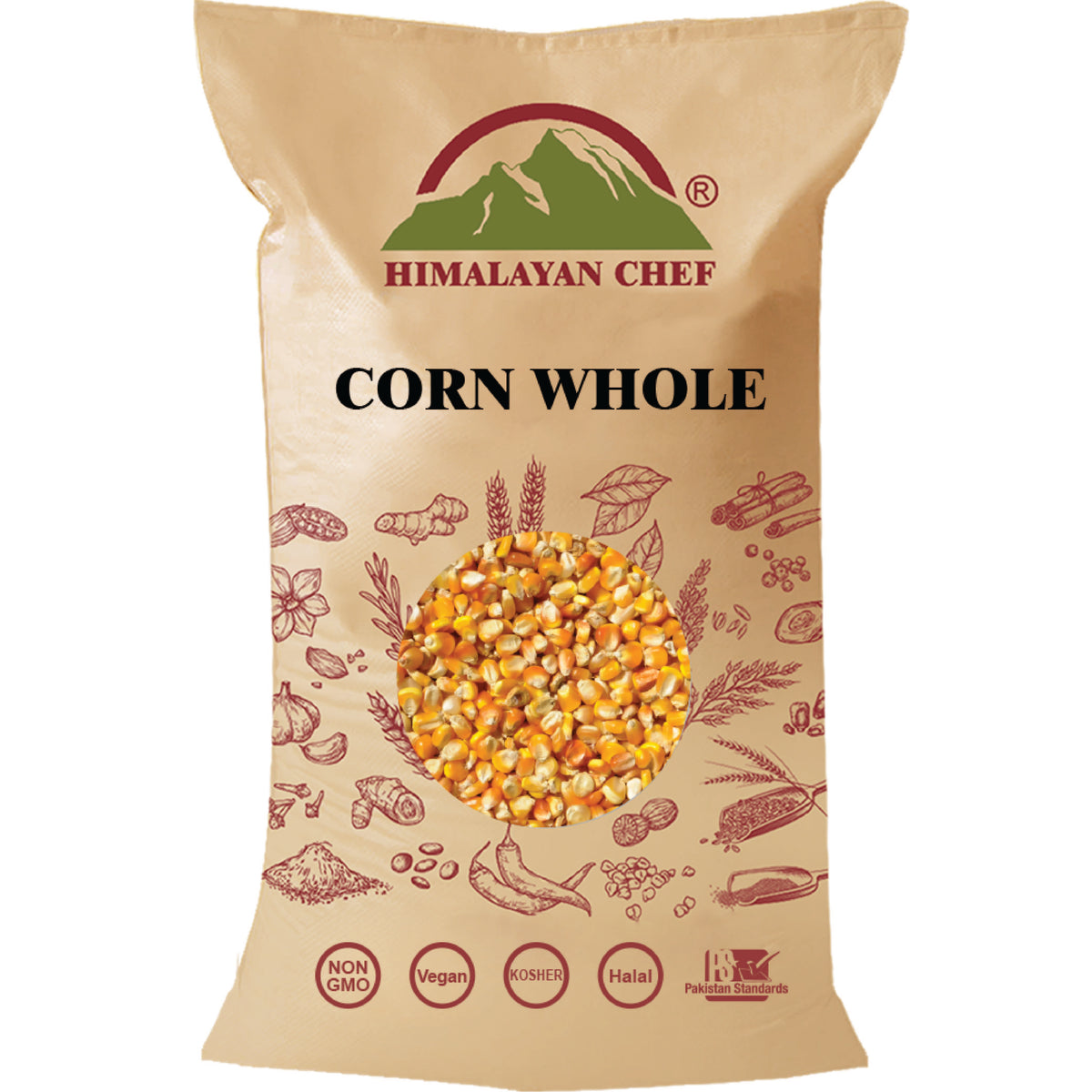 Corn Whole - 22.7kg | Himalayan Chef – HIMALAYAN CHEF PAKISTAN