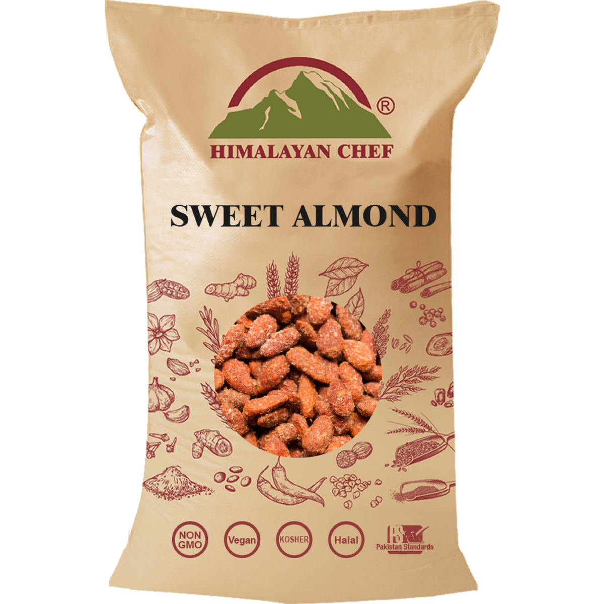 Sweet Almond - 18.1kg | Himalayan Chef – HIMALAYAN CHEF PAKISTAN