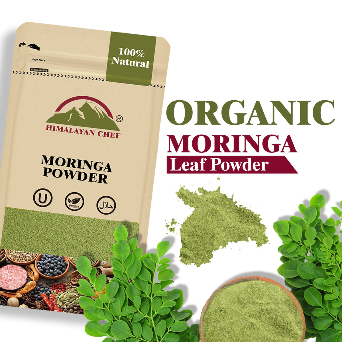 Buy Organic Moringa Powder Online in Pakistan – HIMALAYAN CHEF PAKISTAN